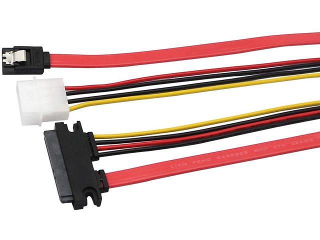22 Pin SATA ATA Data and Power Combo Cable,22Pin SATA to 7Pin Serial ...