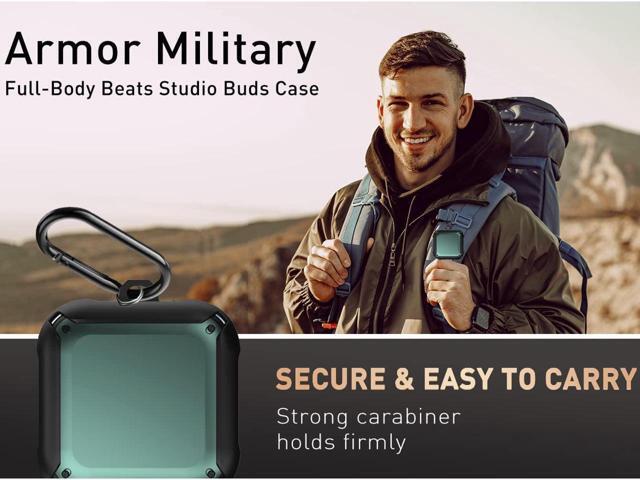 BONAEVER For Beats Fit Pro Case Cover Full-Body Protective Rugged Hard ...