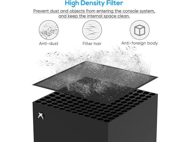 Dust Filter for Xbox Series X, Vent Dust Filter Cover Top Case Dust ...