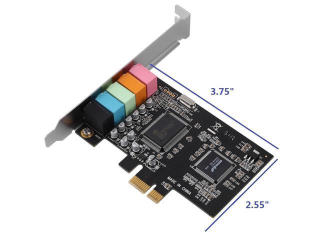 BONAEVER PCIe Sound Card 5.1 Internal Sound Card for PC Windows 11 10 8 ...