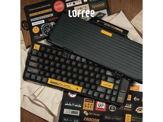 Lofree 84 Keys BT Retro Wireless Keyboard Portable Mechanical Keyboard ...