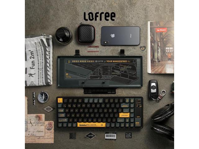 Lofree 84 Keys BT Retro Wireless Keyboard Portable Mechanical Keyboard ...