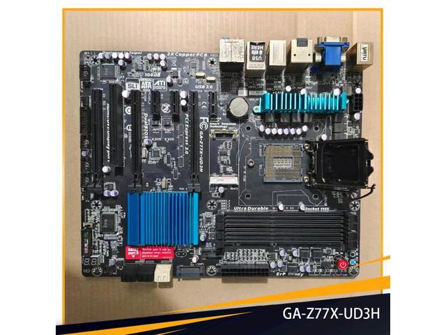 Refurbished: GA-Z77X-UD3H For Gigabyte LGA 1155 DDR3 32GB PCI-E 3.0 ...