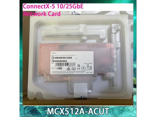 New NIC CX512A MCX512A-ACUT ConnectX-5 10/25GbE PCIe 3.0 x8 Dual Port ...
