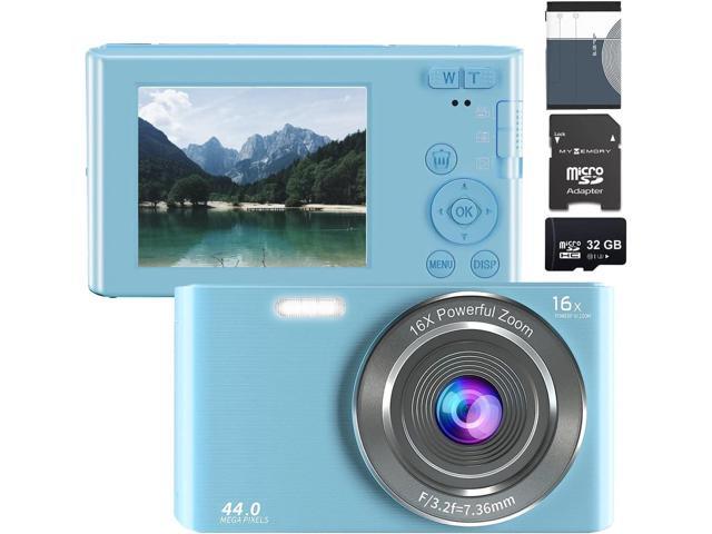 Acuvar 44MP Compact Point and Shoot Digital Camera, 16X Digital Zoom, 2 ...