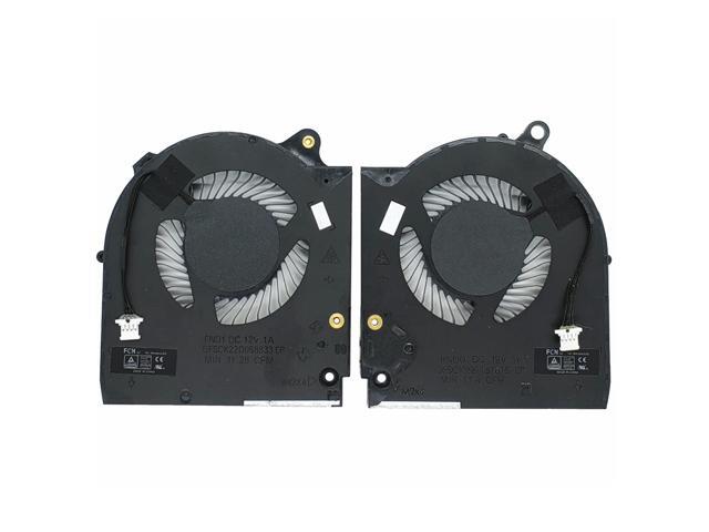 Fleshy Leaf Replacement CPU+GPU Cooling Fan for Dell Alienware M15 R5 ...