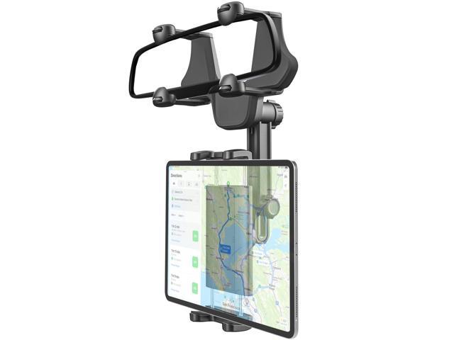LYFICCS Car Rearview Mirror Tablet Mount with [4 Corners Fixed Design ...