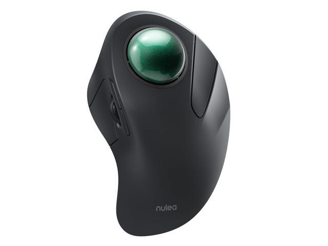 Nulea Wireless Ergonomic Trackball Mouse, Rechargeable, Bluetooth ...
