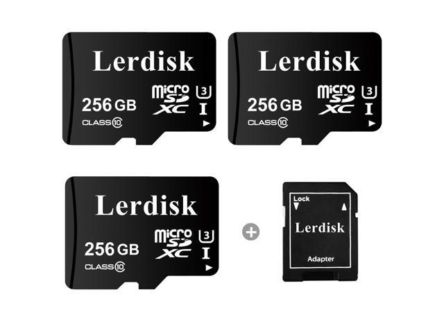Lerdisk Factory Wholesale Micro SD Card 256GB U3 Pack of 3 in Bulk ...