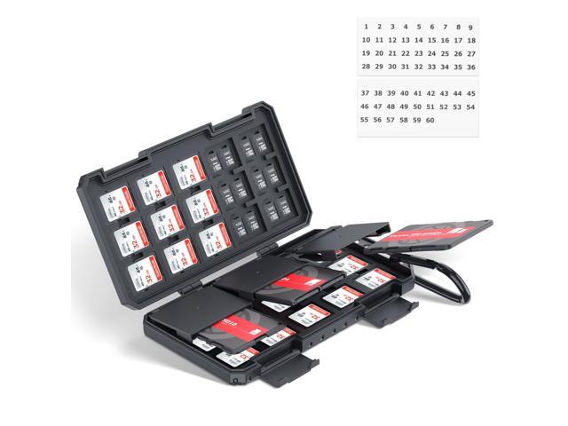 Memory Card Case Carrier with 3 Individual Slim Credit Card Size Memory ...