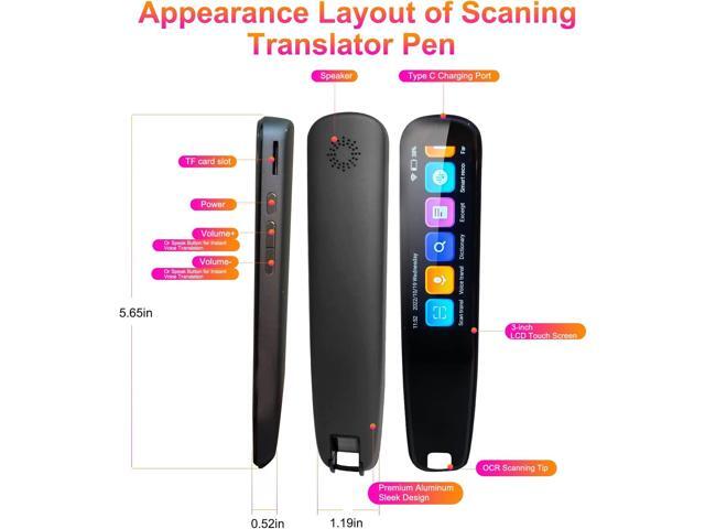 Translation Scanning Pen, Mobile Scanner Translator, Reading Pen, 112 ...