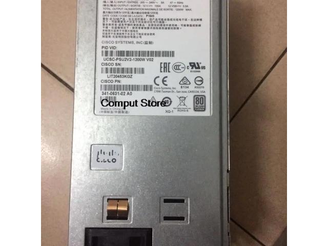 Refurbished: C240M4 PS-2122-2S UCSC-PSU2V2-1200W 341-0631 Server ...