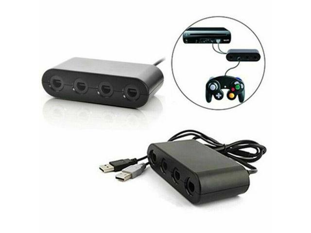 GameCube Controller Adapter 4 Port For Nintendo Switch Wii U & PC USB ...