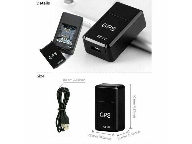 GF07 Mini Magnetic GPS Tracker Real-time Car Truck Vehicle Locator GSM ...
