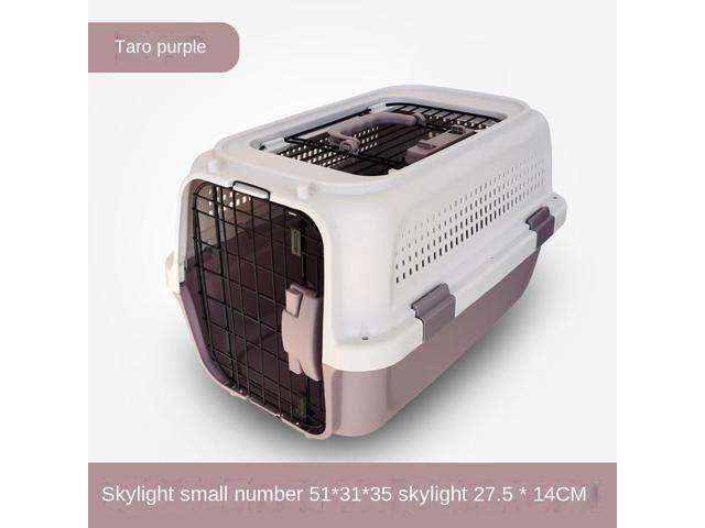 Dog Air Box With Skylight Portable Cage Rabbit Dog Cat Consignment Box ...