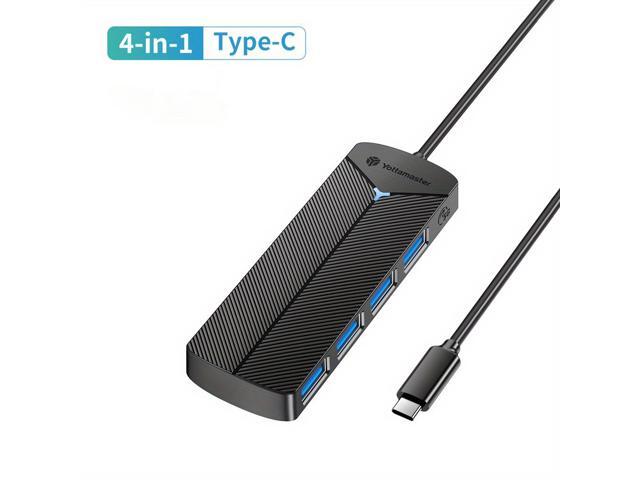 Yottamaster 4 Ports USB 3.0 Splitter USB Type-C HUB Adapter Expansion ...
