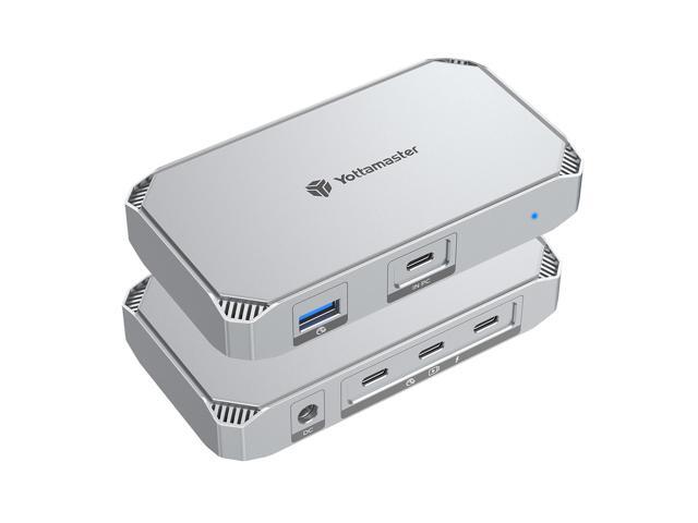 Yottamaster 5 in 1 USB4 HUB 40Gbps, Single 8K 30Hz or Dual 4K60Hz ...