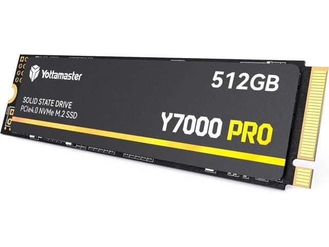 Yottamaster Y7000Pro 512GB SSD M.2 PCIe 4.0, Up to 7000MB/s, M.2 2280 ...