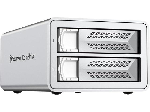 Yottamaster 44TB Dual-Bay RAID Enclosure: 5Gbps High-Speed Transfer ...