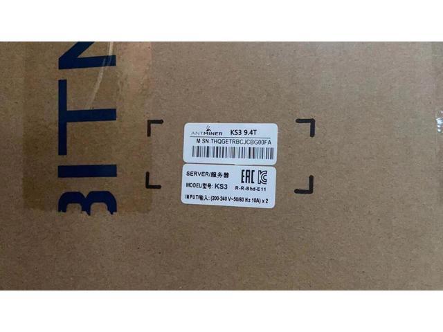 Brand New Bitmain Antminer KS3 9.4TH 3400W KAS Mining Machine KHeavyHash algorithm High Profit ...