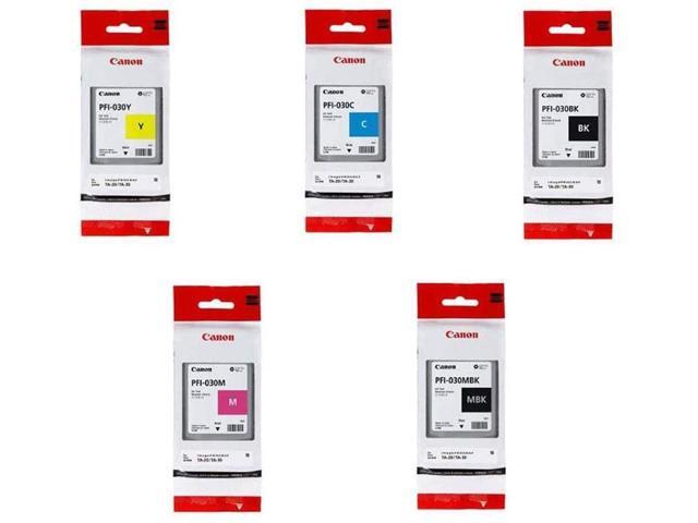 Canon PFI-030 Pigment Ink Tank Kit, Includes Matte Black Ink Tank 55Ml ...