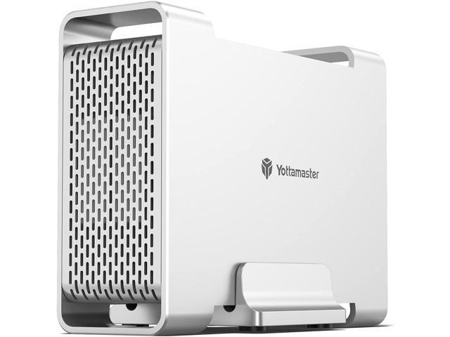 Dual Bay 2.5" RAID Enclosure, Yottamaster Aluminum 2 Bay USB3.0 RAID ...