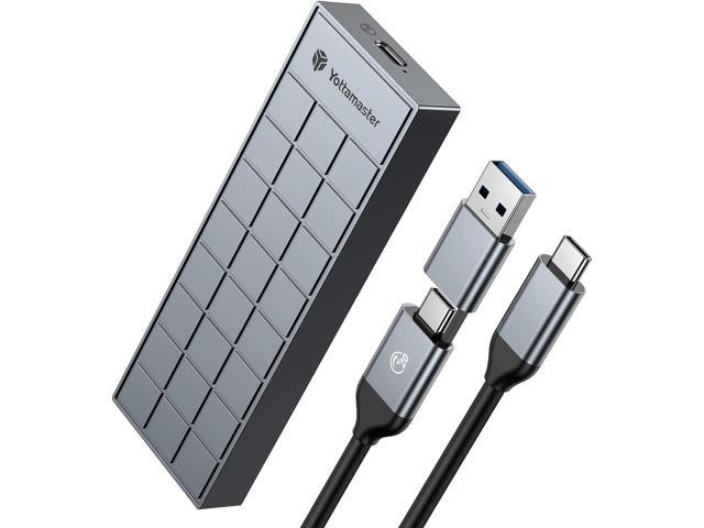 Yottamaster 20Gbps M.2 NVMe Enclosure with Heatsink, USB3.2 Gen2x2 Type ...