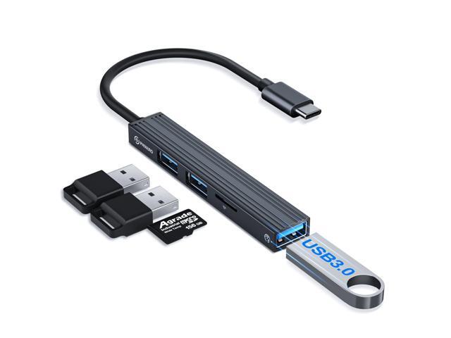 USB C 4-Port USB Hub, Multi-Port Adapter with High-Speed USB 3.0 Port ...