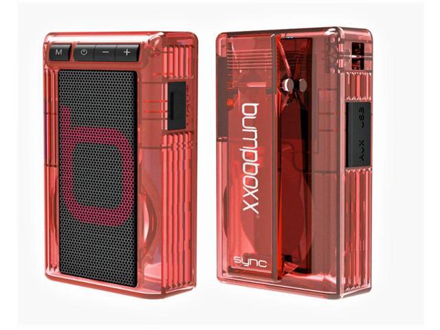 Bumpboxx Retro Pager Beeper Portable Bluetooth Speaker in Clear Red ...