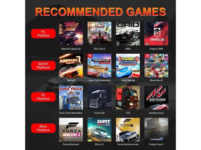 Gaming Racing Wheel Xbox One Steering Wheels Driving Sim Car Simulator ...