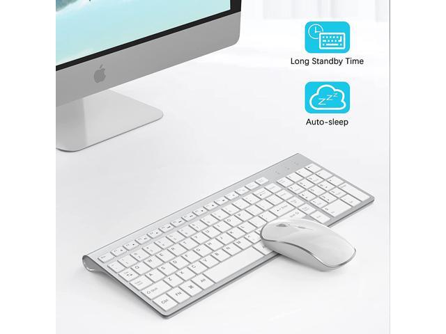 Wireless Keyboard and Mouse Combo,J JOYACCESS 2.4G Slim Wireless ...