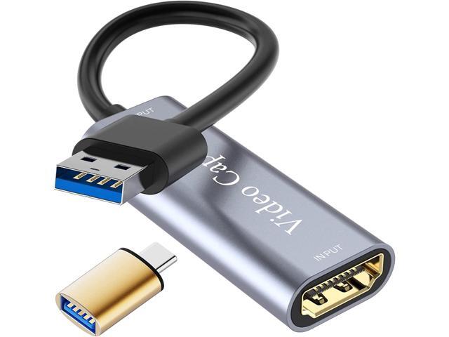 Capture Card, 4K HDMI to USB 3.0 HD Game Capture Card, 1080P Video ...