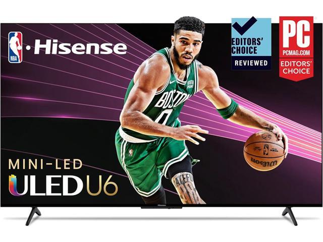 Open Box: Hisense 55-Inch Class U6 Series Mini-LED QLED Google Smart TV ...
