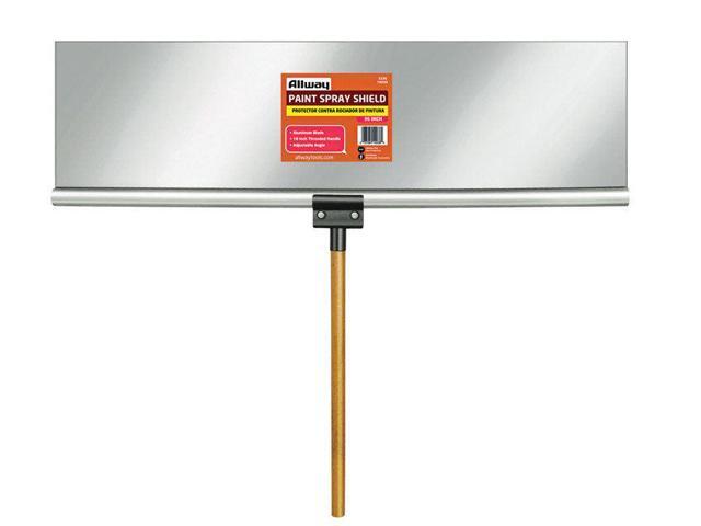 Allway 9 in. W x 36 in. L Gray Aluminum Paint Spray Shield - Newegg.com