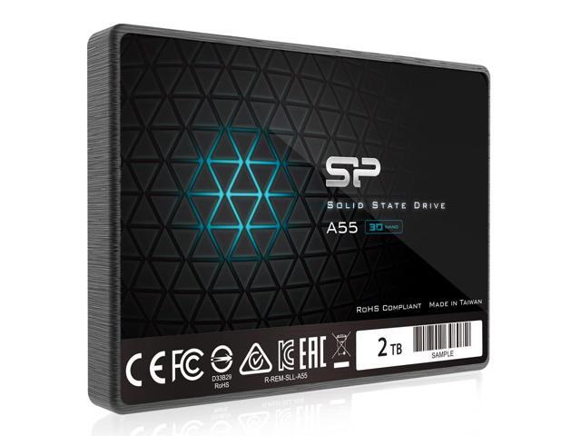 Silicon Power 2TB SSD 3D NAND A55 SLC Cache Performance Boost SATA III ...
