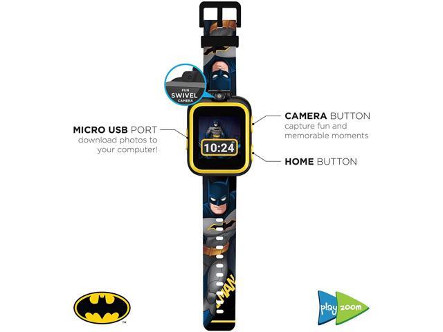 PlayZoom Batman Kids Smartwatch - Video and Camera Selfies Music ...