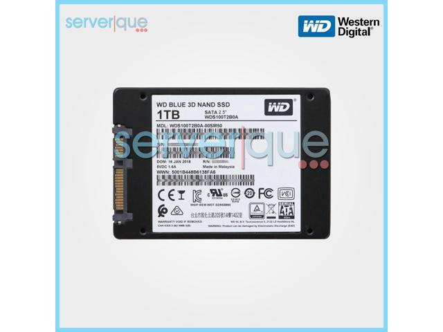 Refurbished: WDS100T2B0A Western Digital Blue 3D Nand 1TB TLC SATA 6Gbps 2.5" Internal SSD ...