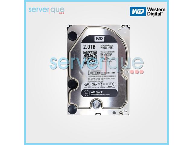 Refurbished: Western Digital WD2003FZEX Black 2TB 7200RPM SATA 6Gbps ...