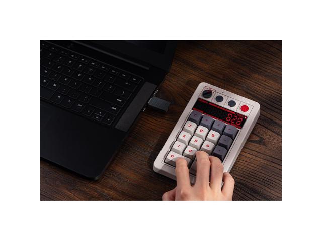 8BitDo Retro 18 Wireless Mechanical Number Keypad and Calculator for ...