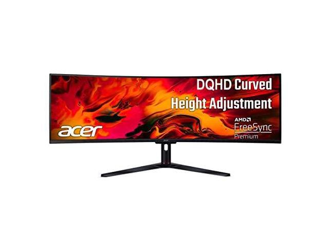 Acer Nitro EI491CR S 49" 5120x1440 120Hz 4ms Curved Gaming LCD Monitor ...