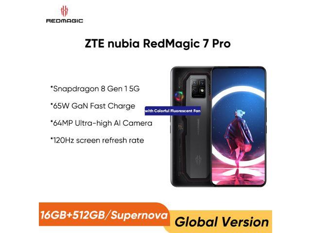 ZTE Nubia Red Magic 7 Pro 5G Gaming Smartphone 6.8" Full Screen Snapdragon 8 Gen 1 RedMagic 7Pro ...