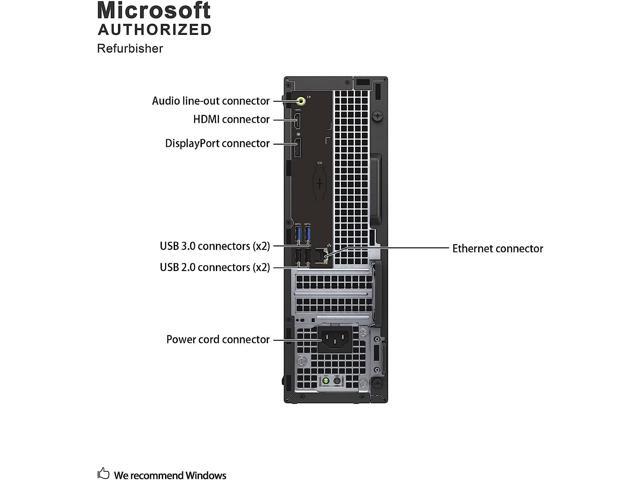 Refurbished: Dell Optiplex 3040 Small Form Factor SFF PC – Intel Core ...