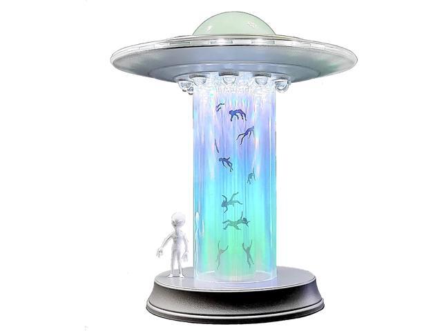 UFO Model Human Abduction Touch Table Lamp LED Alien Encounter ...