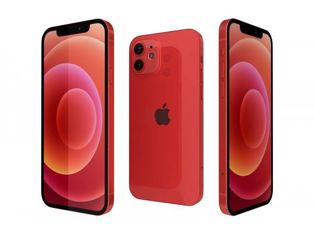 Refurbished: Apple iPhone 12 (2020) Fully Unlocked 4GB/256GB - Red ...