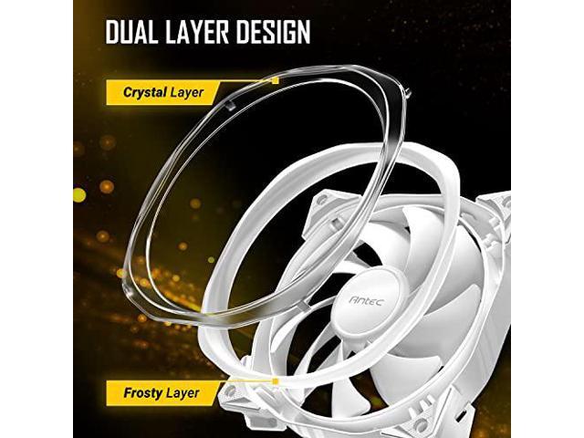 Antec RGB Fans, PC Fans, 5V-3PIN Addressable RGB Fans, 120mm Fan with ...