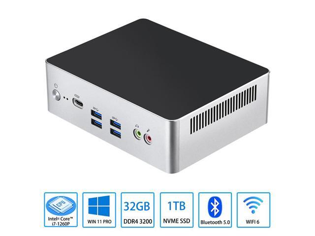 NEOSMAY MINI PC 32GB DDR4 1TB NVME SSD Thunderbolt 4 Intel 12th Gen ...