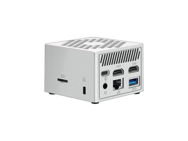 Neosmay Fanless Pocket Silver Mini PC,12th Gen CPU N100 Quad Core (Upto ...