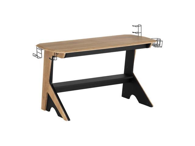 Techni Mobili Home Office Computer Writing Desk Workstation with Two ...