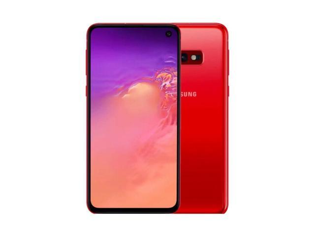 Refurbished: Samsung Galaxy S10e 128GB Fully Unlocked Cardinal Red Very ...