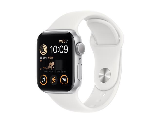 Refurbished: Apple Watch Series SE 2nd Gen 44MM Silver Aluminum Case ...